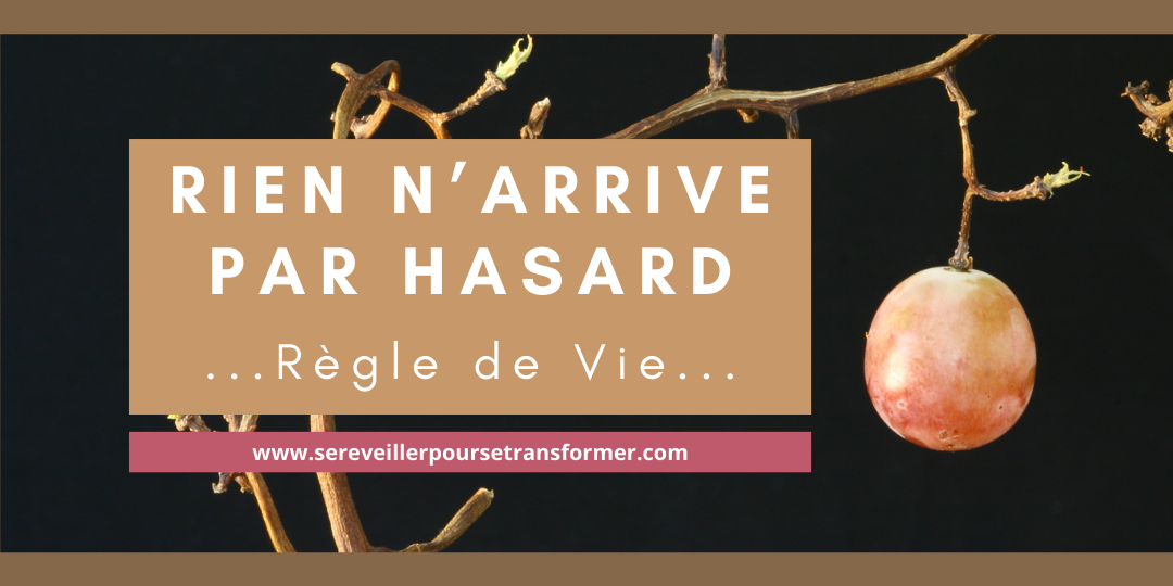 #155 - Rien n’arrive par hasard ... Règle de vie - Se Réveiller Pour Se ...